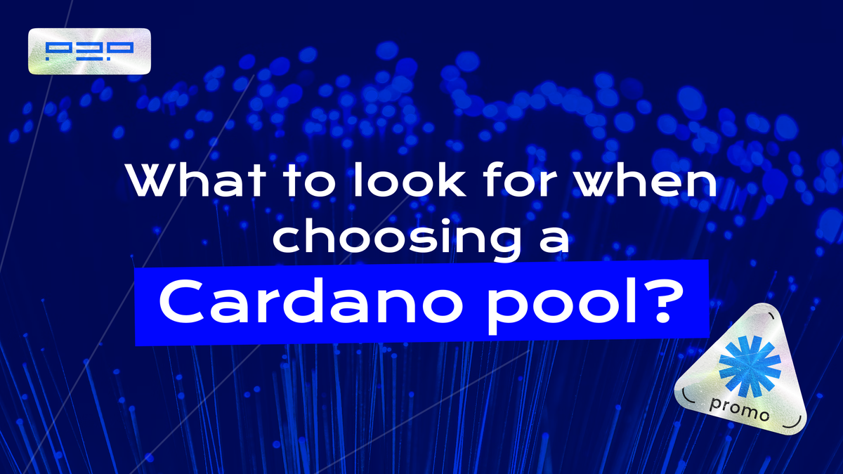 Criteria for a Cardano Pool - P2P.org Blog
