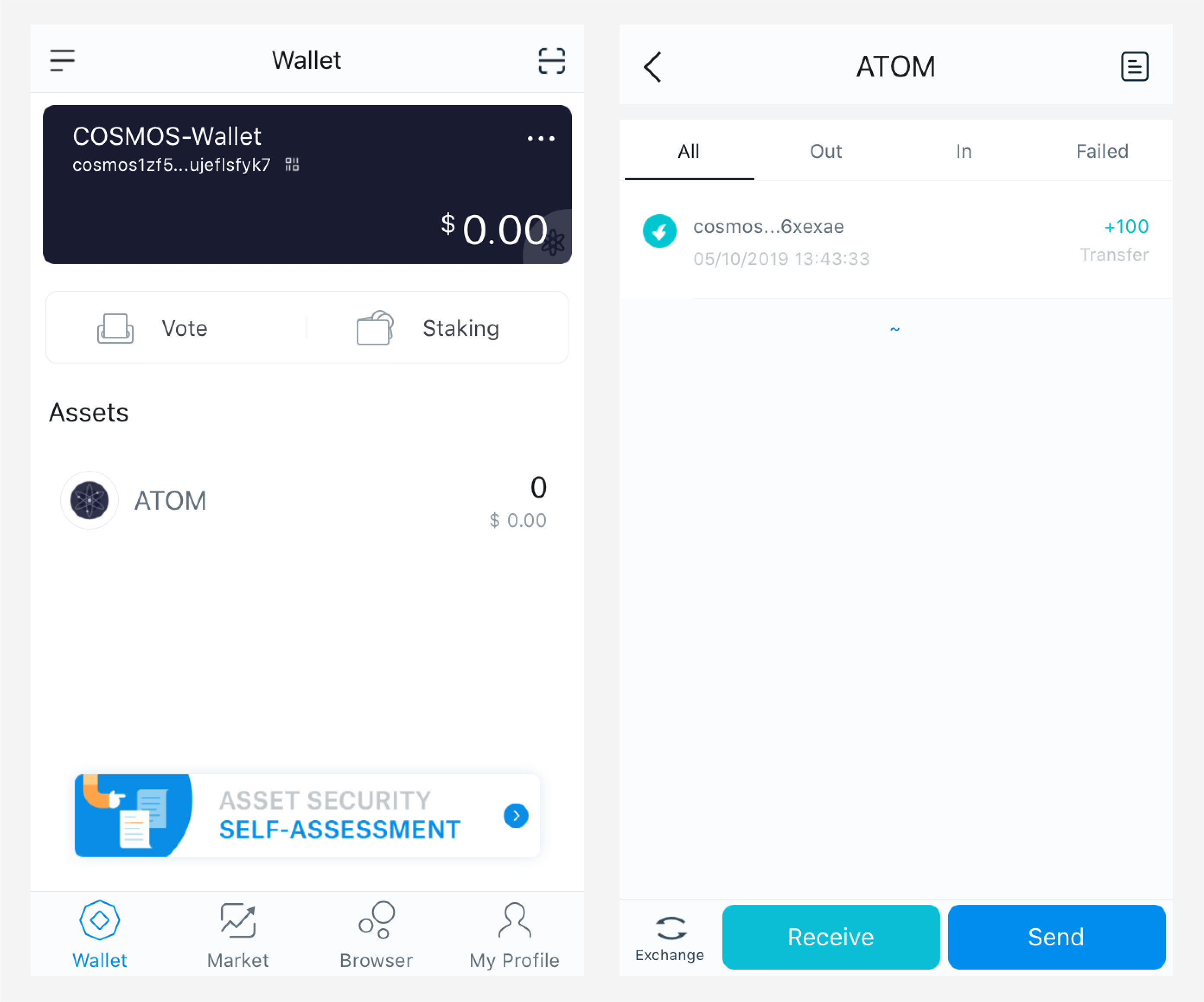 How to delegate Cosmos Atoms with imToken wallet (Android, iOS)